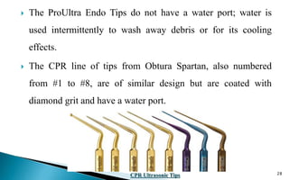 Ultrasonics in endodontics | PPTX