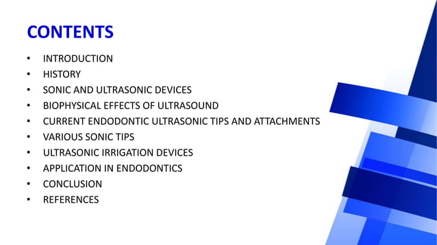 Ultrasonics in Endodontics.pptx | Oral care | Personal Care