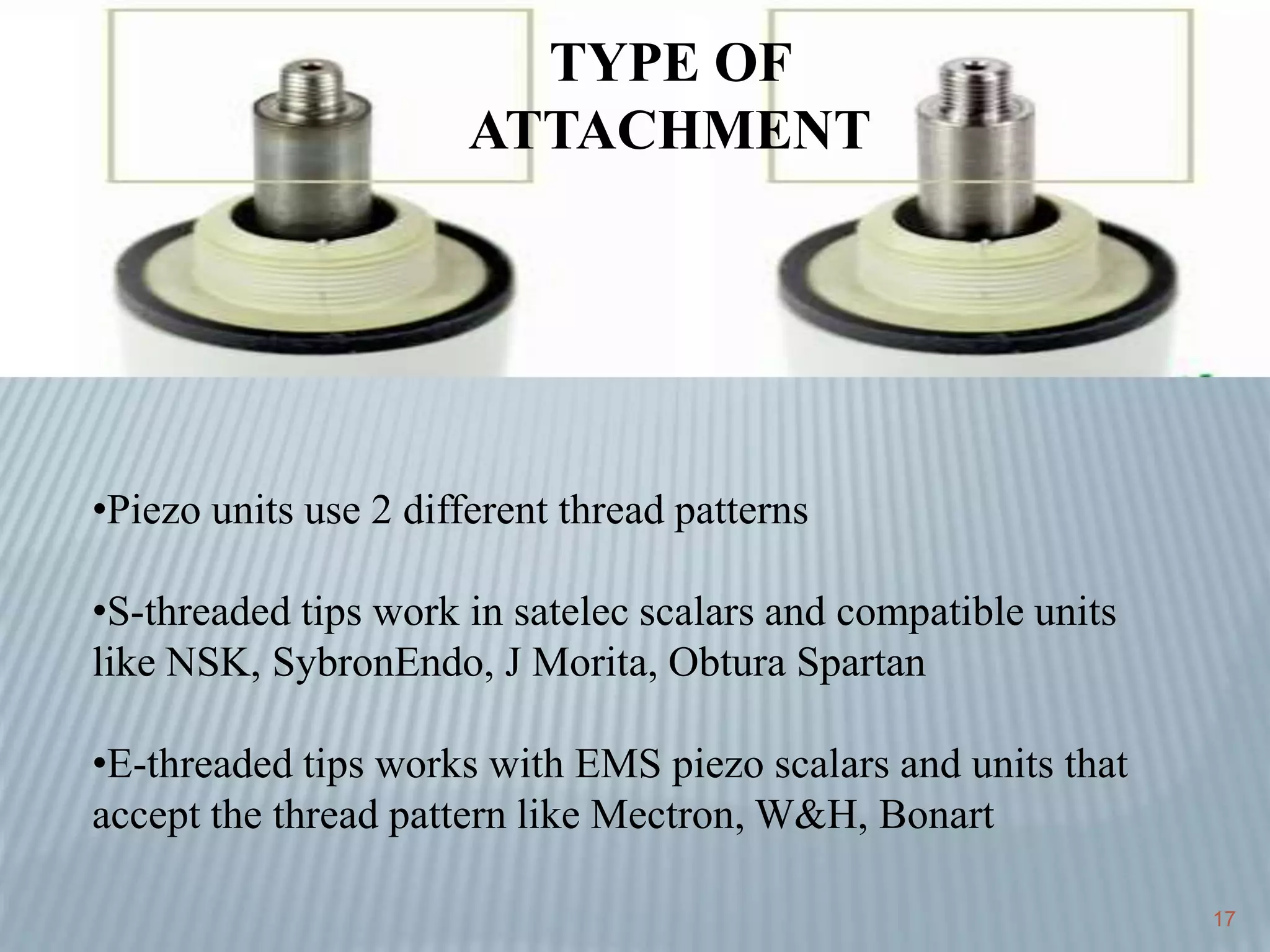 Ultrasonics endodontic tips | PPTX