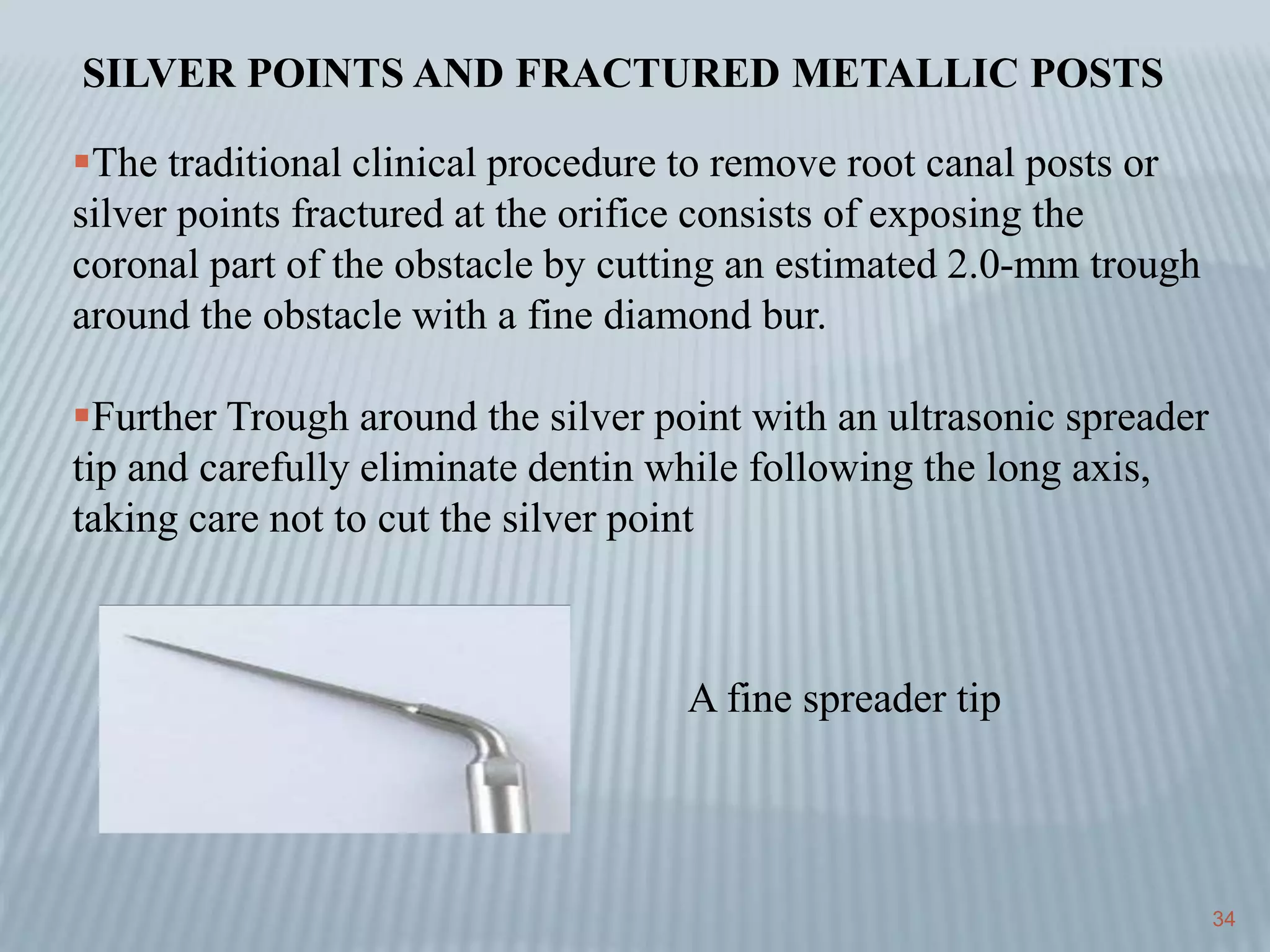 Ultrasonics endodontic tips | PPTX