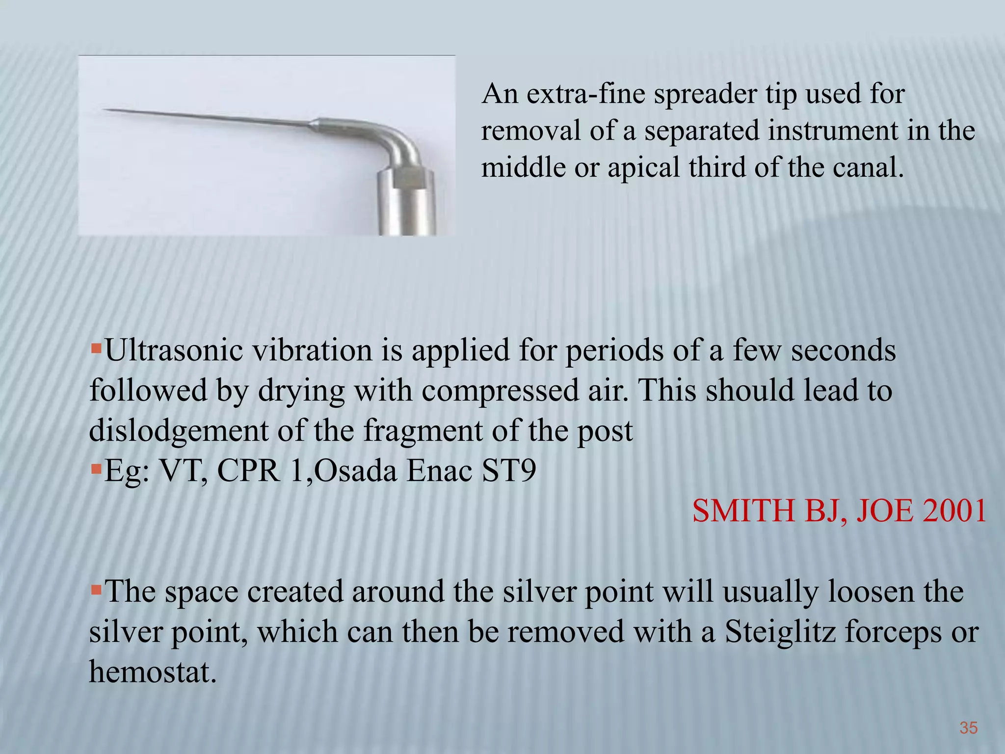 Ultrasonics endodontic tips | PPTX