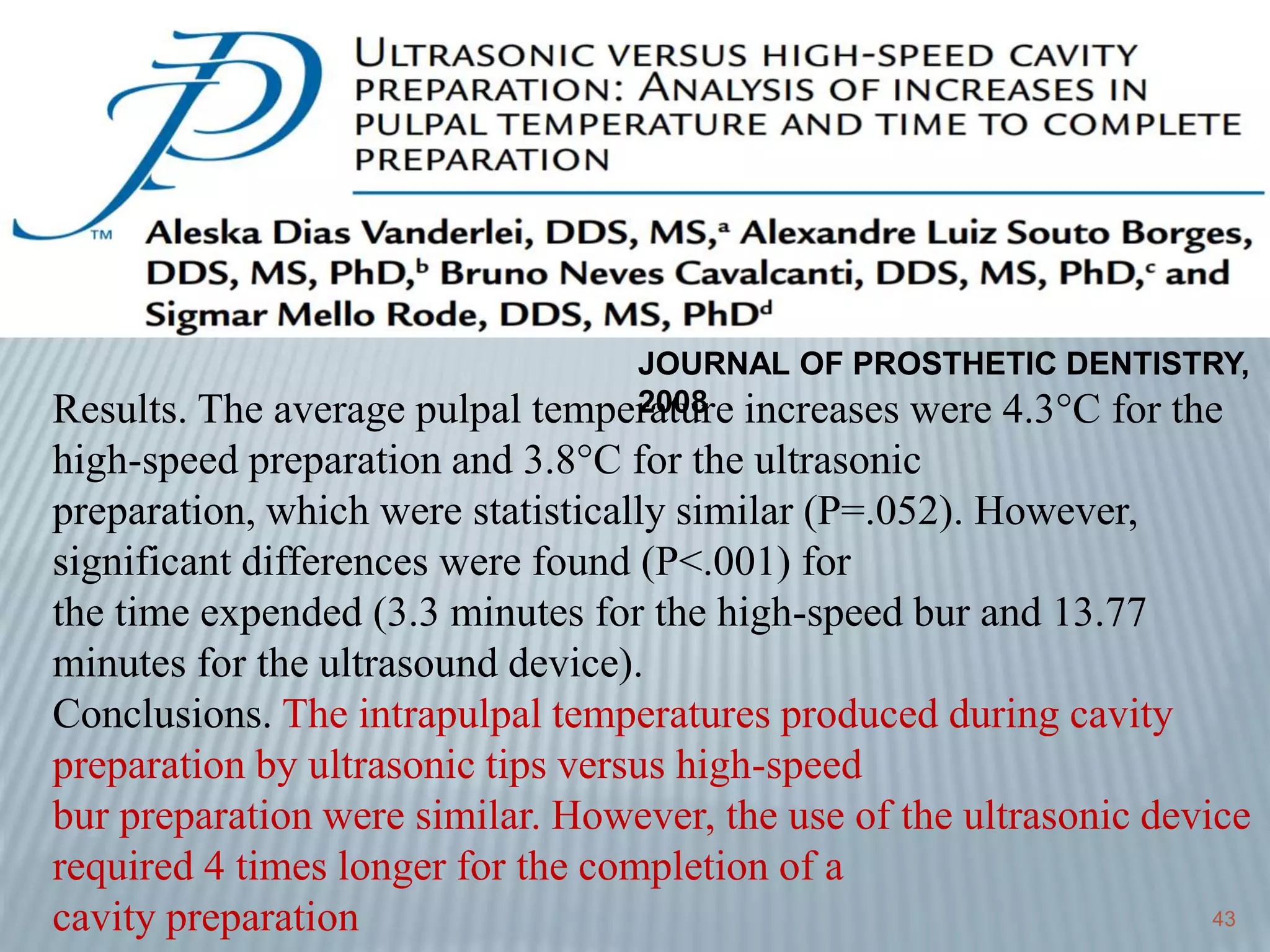 Ultrasonics endodontic tips | PPTX