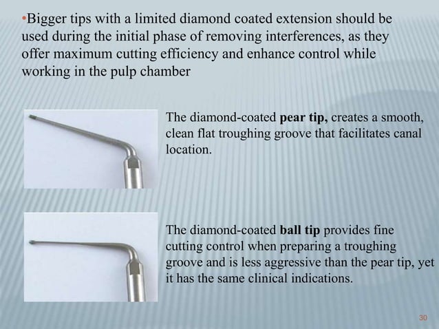 Ultrasonics endodontic tips | PPTX | Dental Health | Diseases and ...