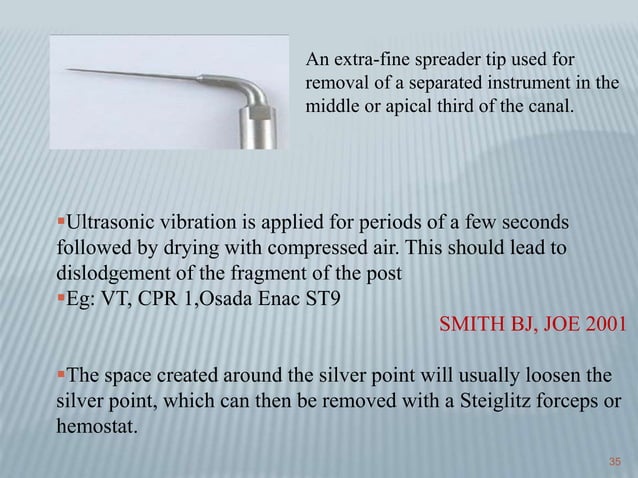 Ultrasonics endodontic tips | PPTX | Dental Health | Diseases and Conditions