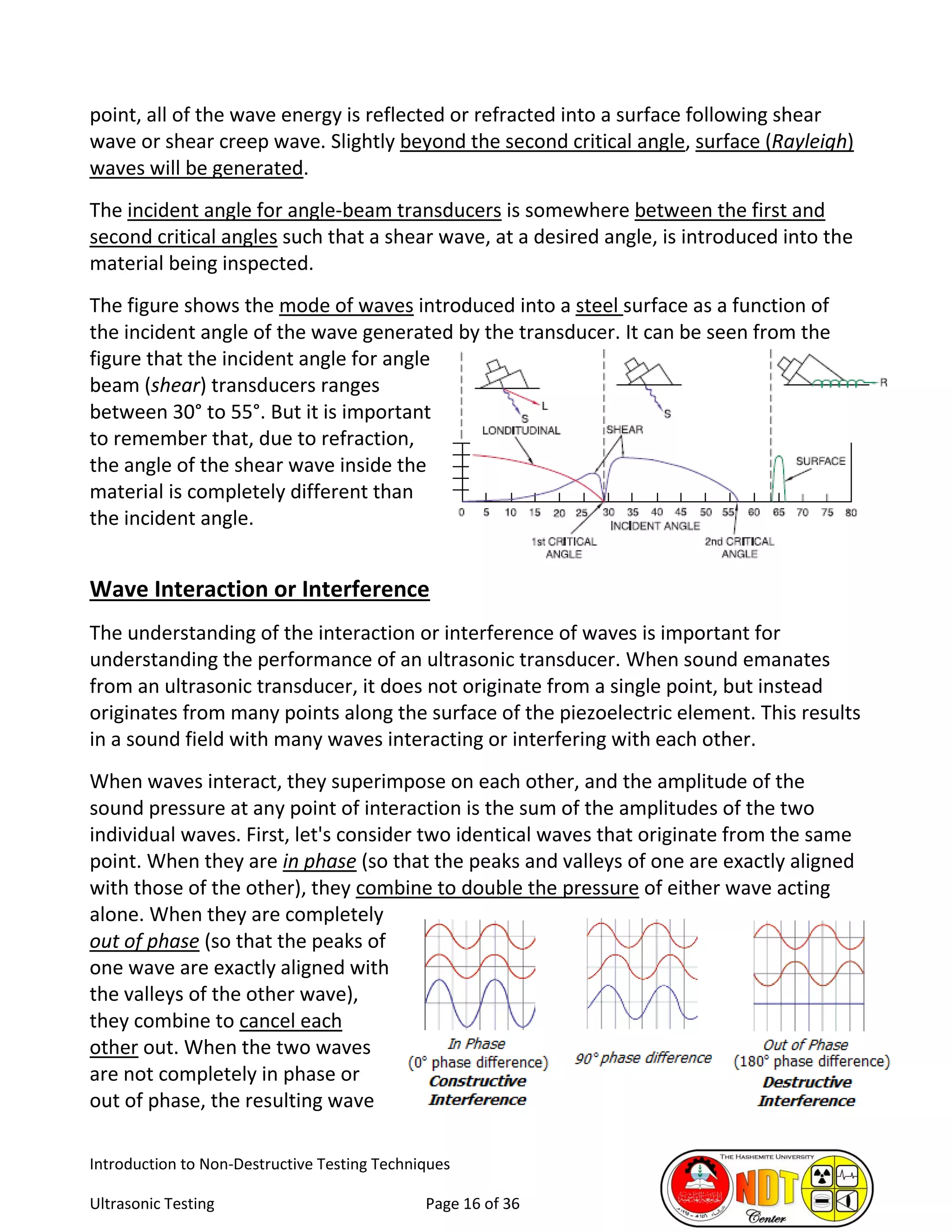 Ultrasonic testing | PDF
