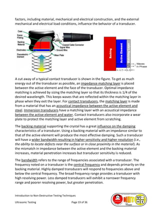 Ultrasonic testing | PDF