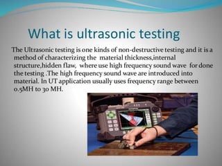 Ultrasonic testing | PPT