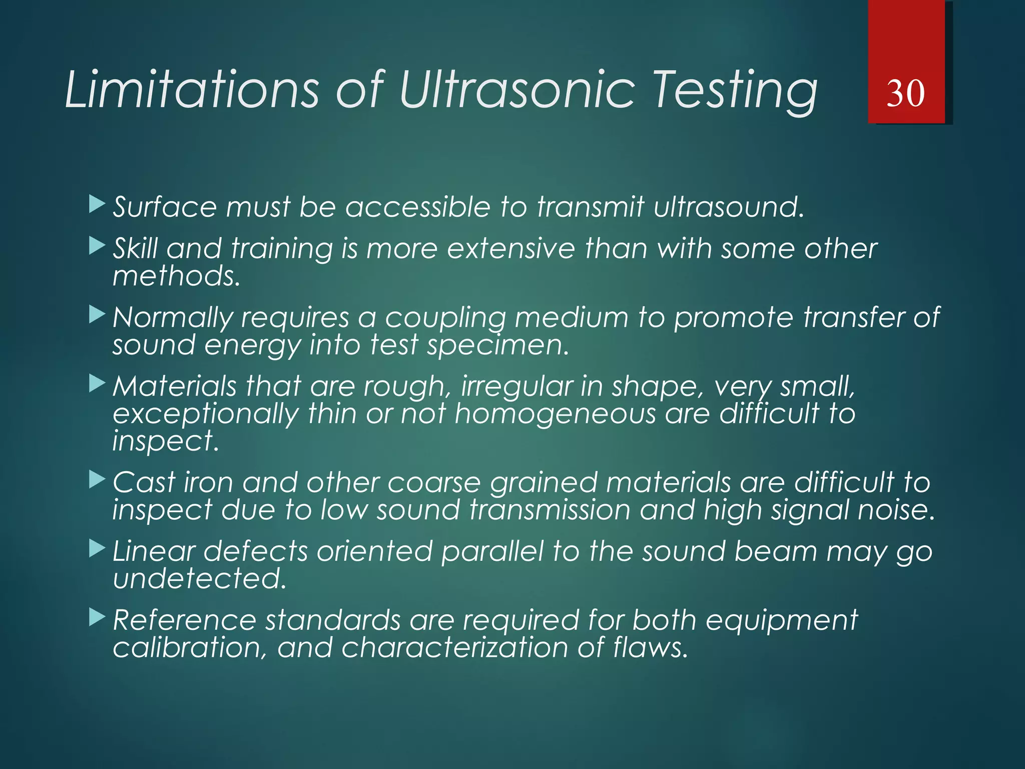 Ultrasonic testing 1766001 | PPT