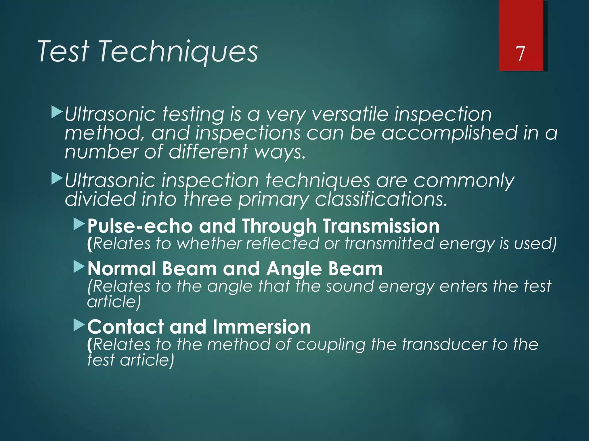 Ultrasonic testing 1766001 | PPT