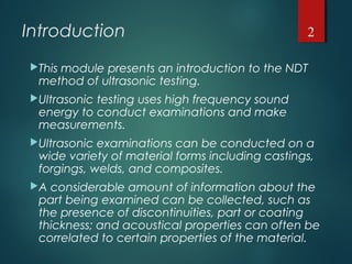 Ultrasonic testing 1766001 | PPT