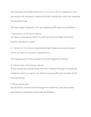 Ultrasonic Testing Equipments: A Complete Guide | PDF