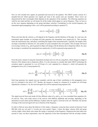 Ultrasonic thickness estimation using multimodal guided lamb waves generated by EMAT | PDF ...