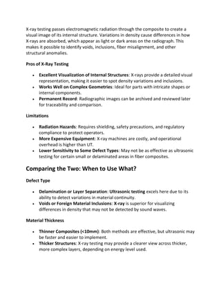 Ultrasonic vs X-Ray: Choosing the Right NDT Method for Composite ...