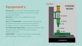 ULTRASONIC WELDING PROCESS FOR ADVANCED WELDING TECHNOLOGY | PDF