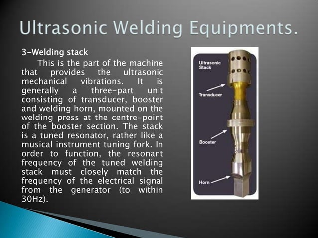 Ultrasonic weld test | PPTX