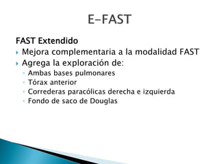 Ultrasonido en Trauma y Urgencia | PDF