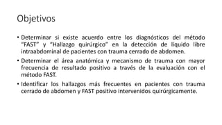 Ultrasonido fast | PPTX