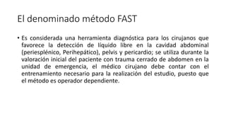 Ultrasonido fast | PPTX