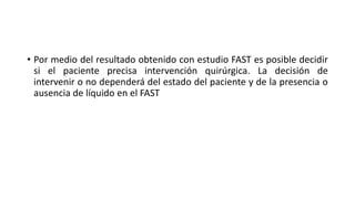Ultrasonido fast | PPTX