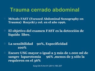 Ultrasonido Fast y métodos DX trauma.pptx