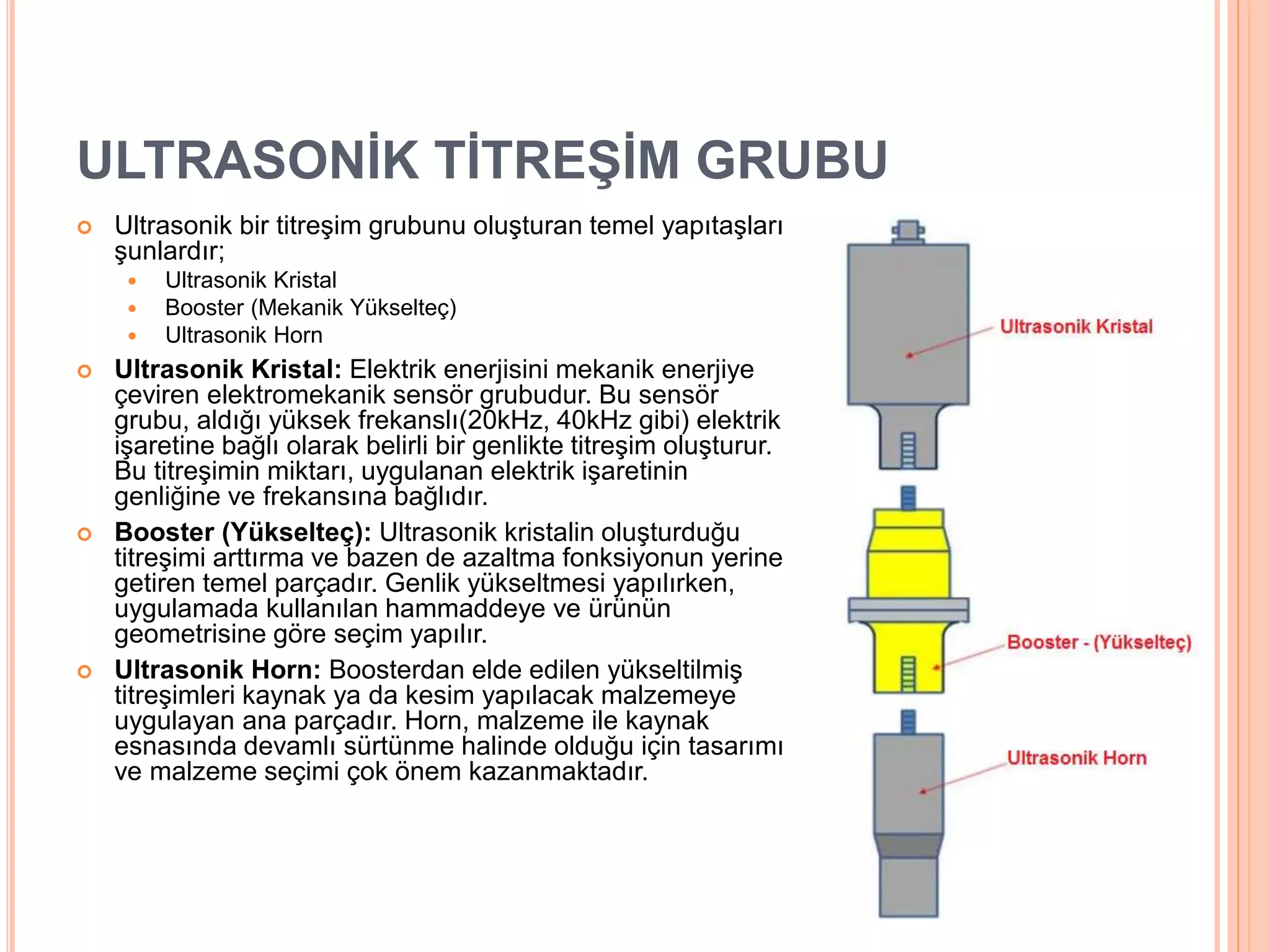Ultrasonik Kaynak Sisteminin Temelleri | PPTX