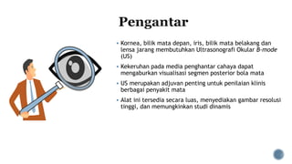 Ultrasonografi Okular yang Difokuskan pada Segmen Posterior Mata.pptx