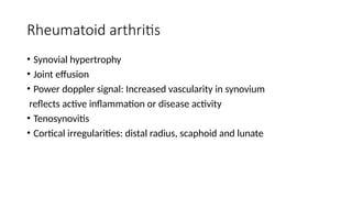Ultrasonographic evaluation wrist joints | PPTX