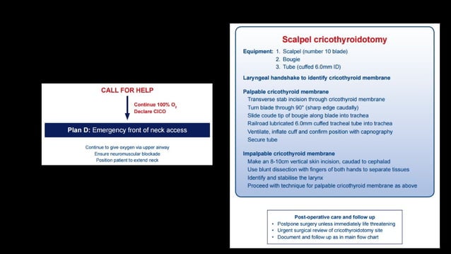 Ultrasonographic identification of the cricothyroid membrane and ...