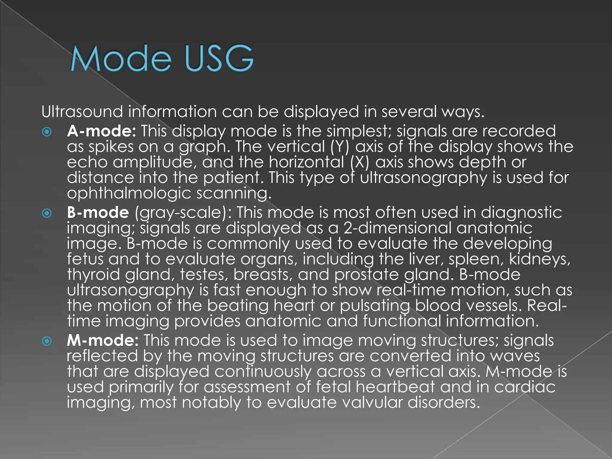 Ultrasonography | PPTX