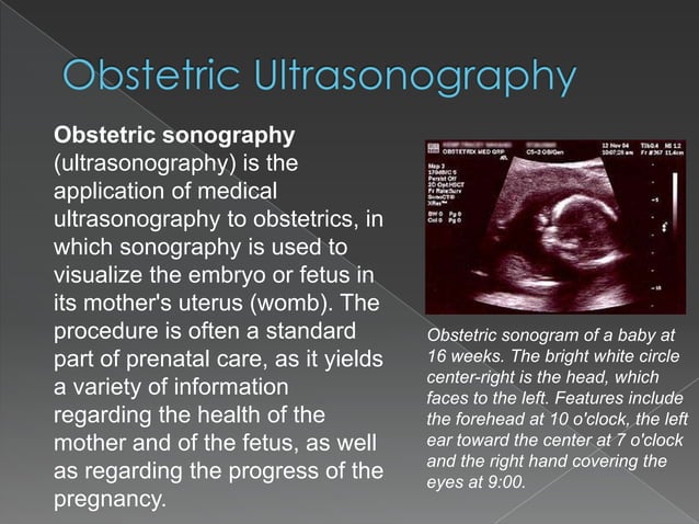 Ultrasonography | PPTX | Pregnancy | Reproductive Health
