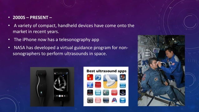 Ultrasonography - History, evolution and principles | PPTX