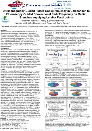 Ultrasonography guided pulsed radio frequency in comparison to fluoroscopy-guided conventional ...