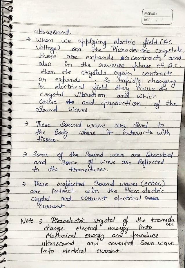 Ultrasound basic notes.pdf | Technology & Computing