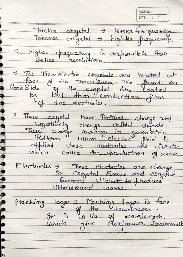 Ultrasound basic notes.pdf | Technology & Computing