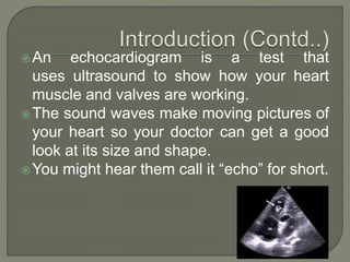 Ultrasonography of heart | PPTX