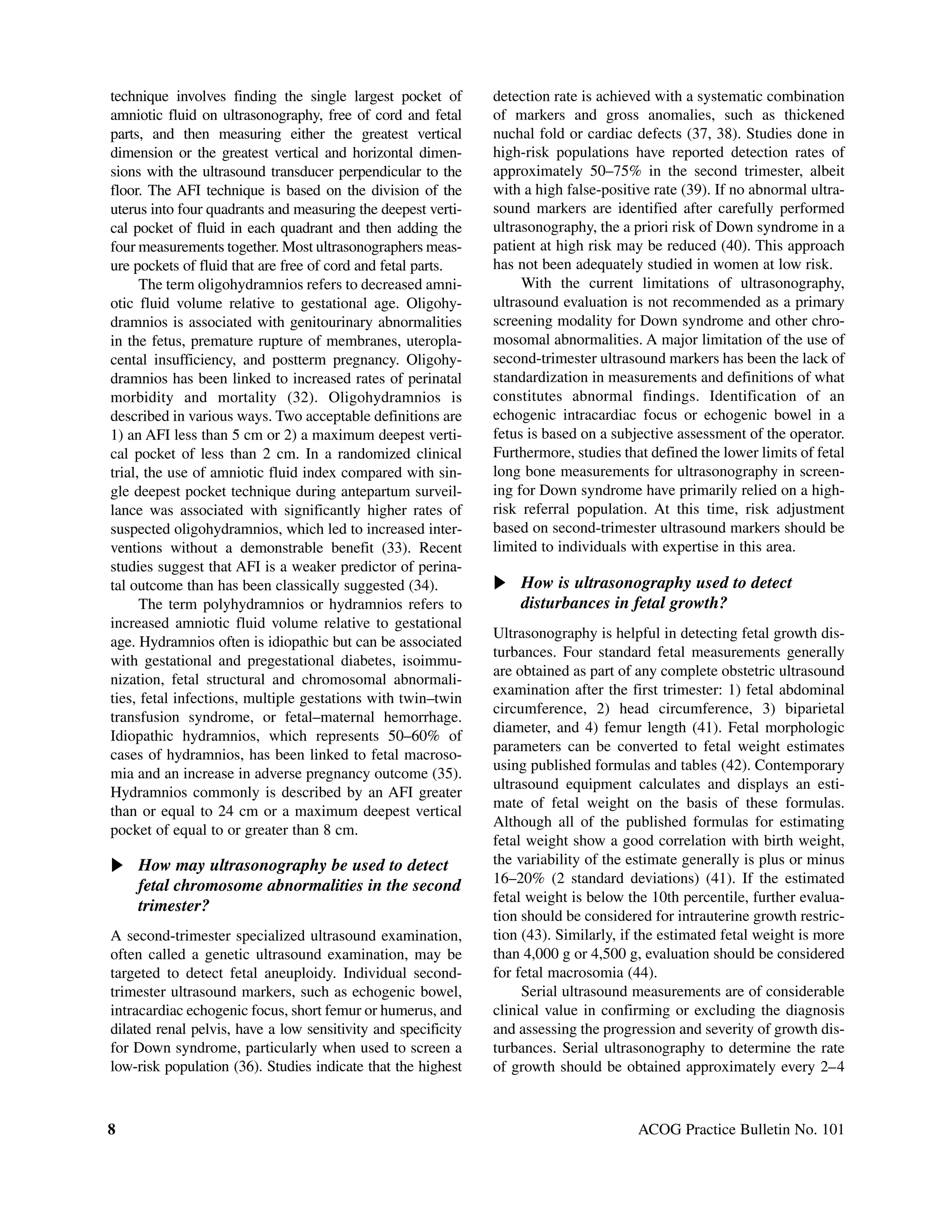 Ultrasonography in pregnancy, acoh 2011. | PDF