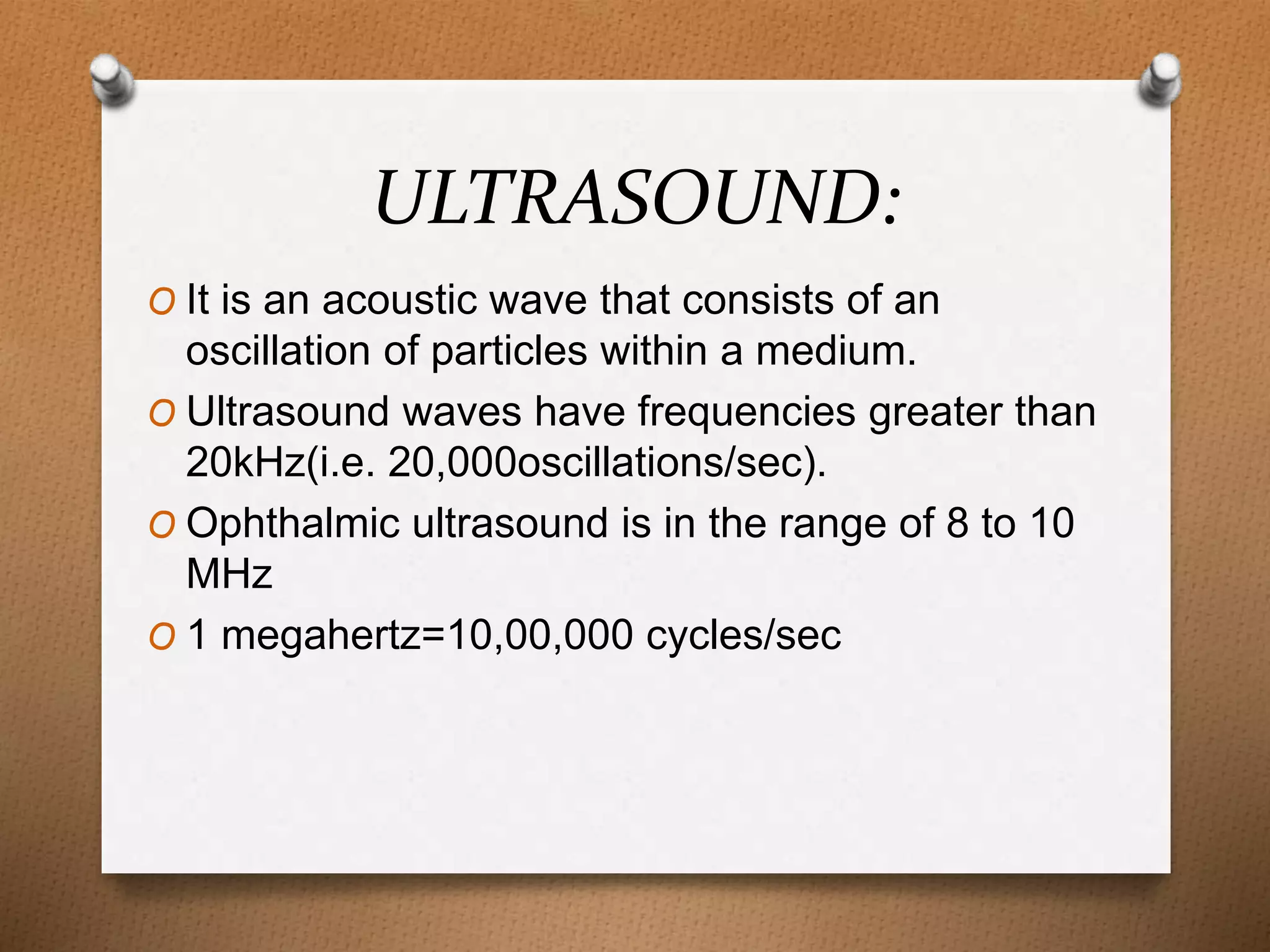 Ultrasonography of eye | PPTX