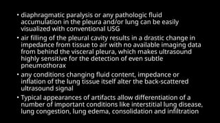 Ultrasonographic imaging of the Lung.pptx