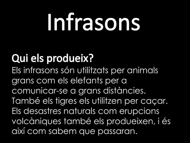 Ultrasons infrasons | PPT