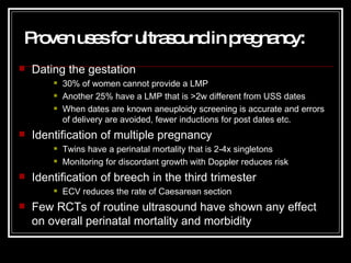 The Role of Ultrasound in Obstetric and Gynaecology | PPT