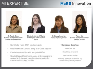 MaRS Innovation Case Studies: Ultrasound-based cancer treatment ...