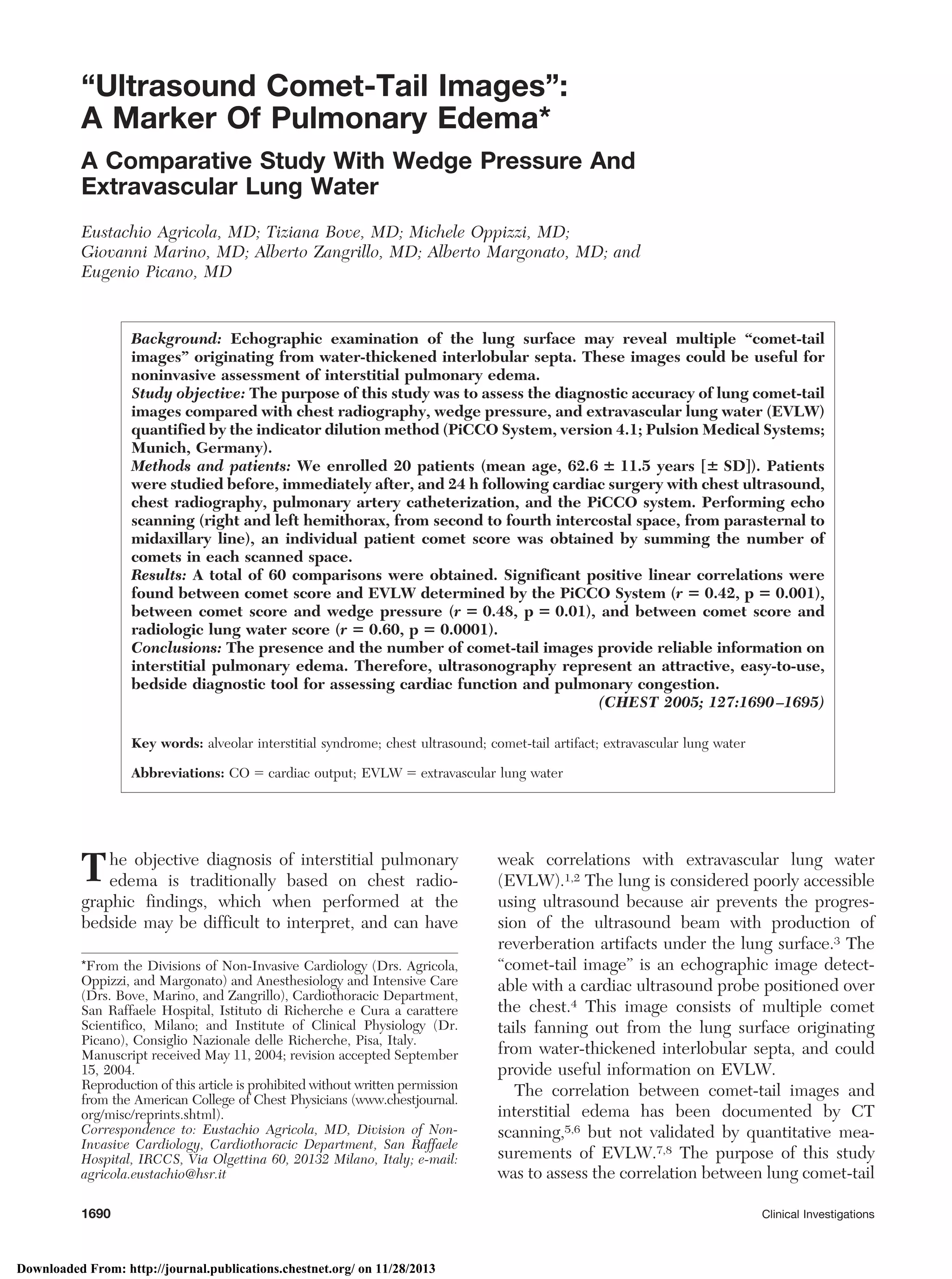 Ultrasound comet tail image | PDF