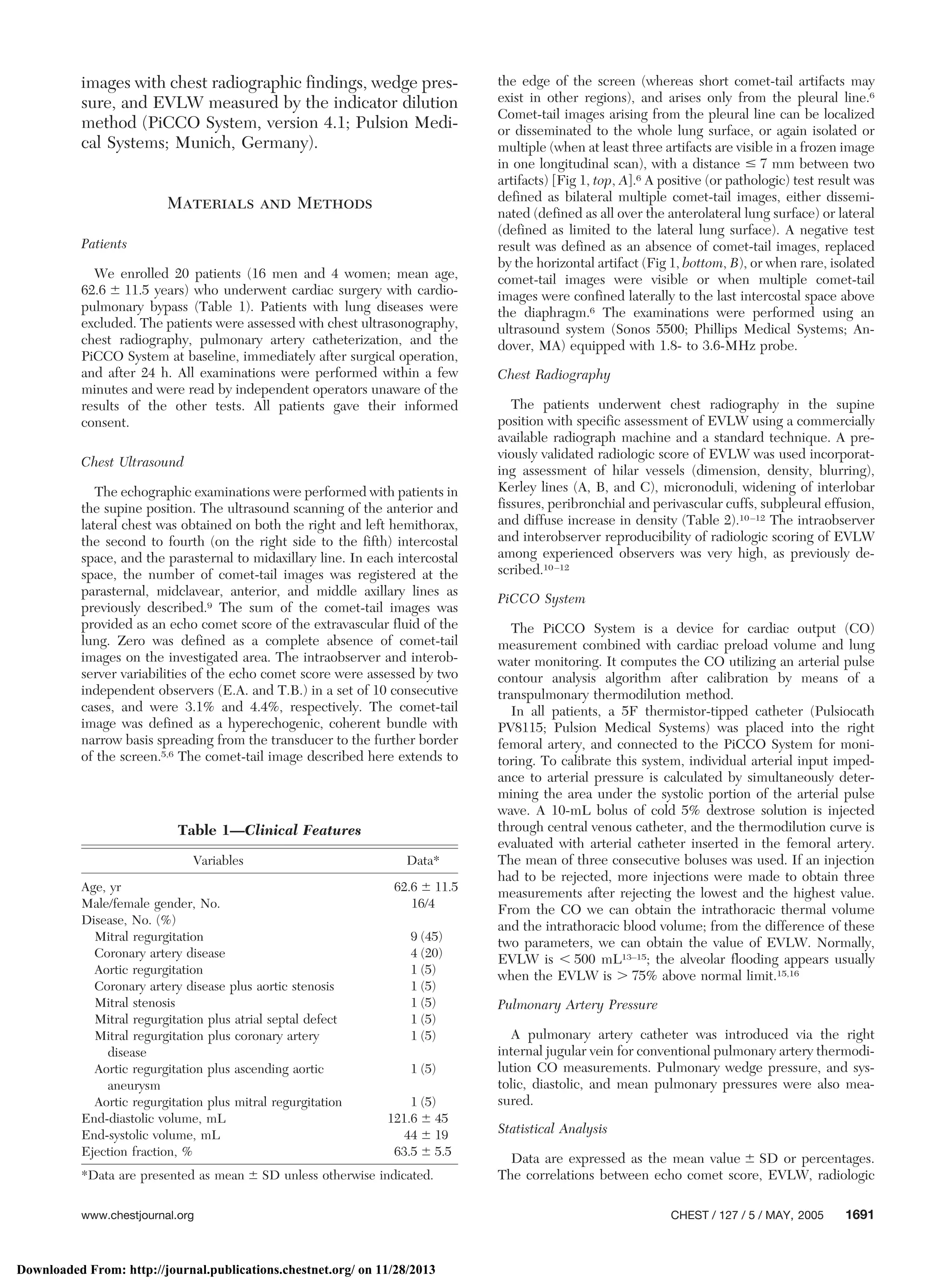 Ultrasound comet tail image | PDF