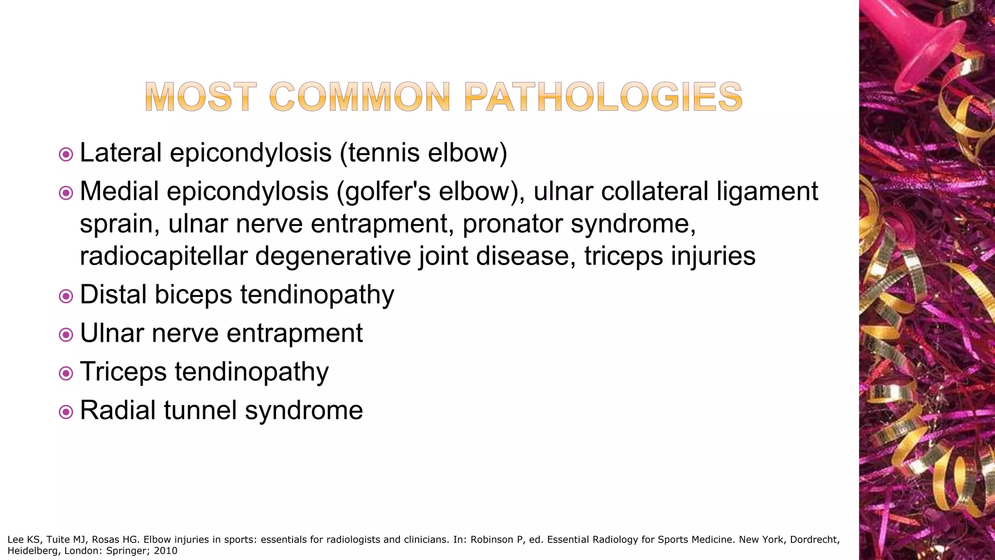 Ultrasound Guided Elbow Injections | PPTX