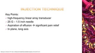 Ultrasound Guided Elbow Injections | PPTX