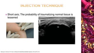 Ultrasound Guided Elbow Injections | PPTX