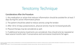 Ultrasound-Guided Percutaneous Tenotomy | PPTX | Death, Injury, or ...