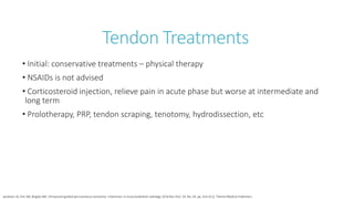 Ultrasound-Guided Percutaneous Tenotomy | PPTX | Death, Injury, or ...