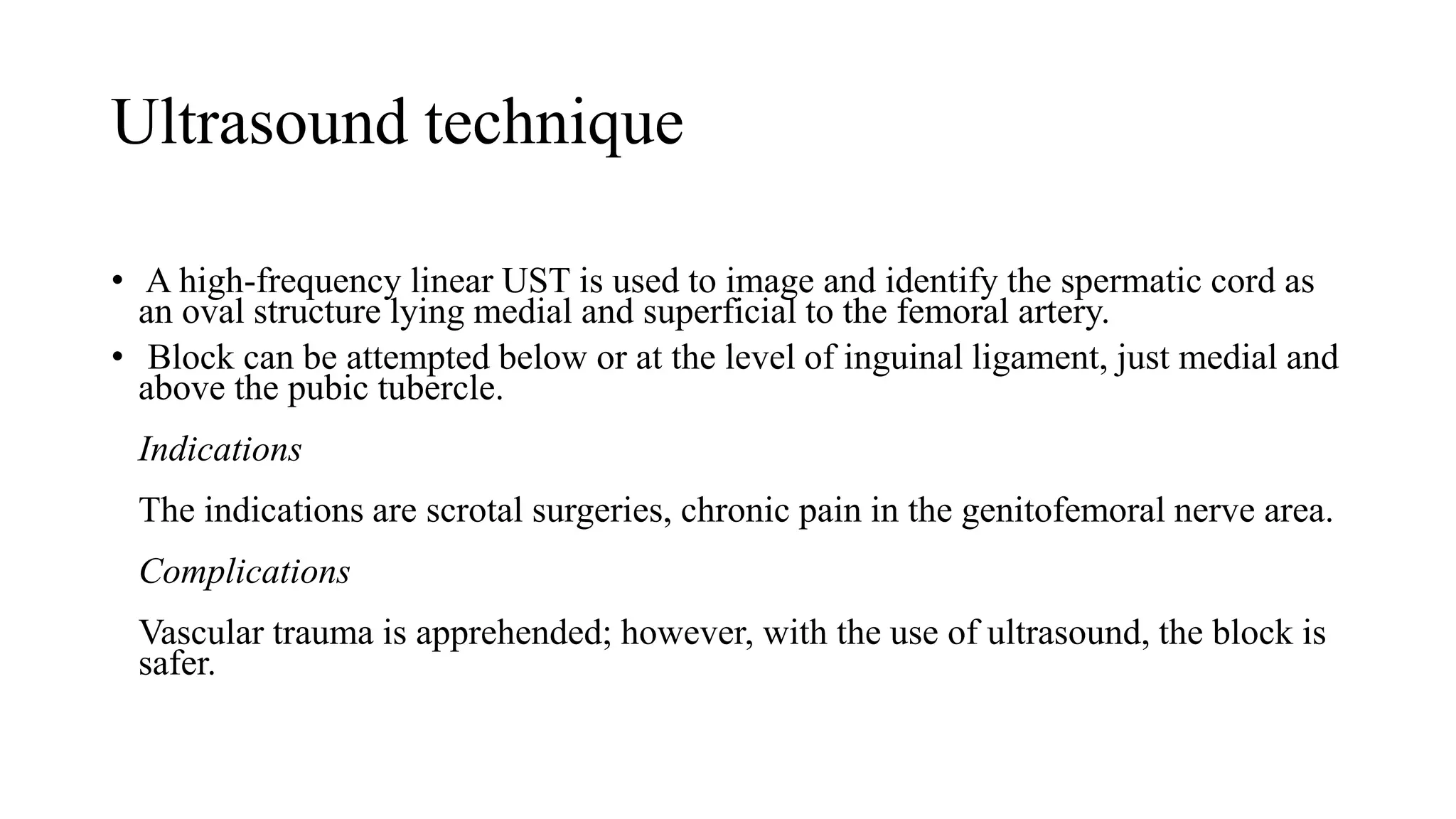 Ultrasound guided truncal blocks | PPTX