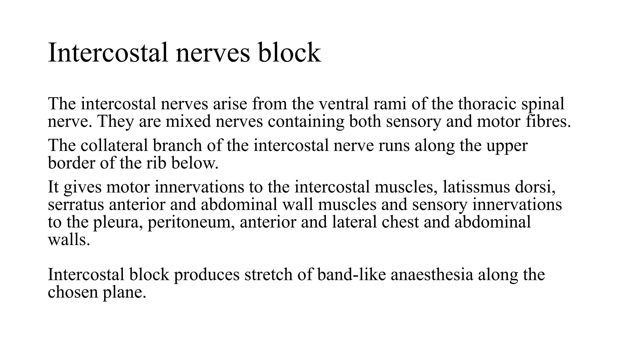 Ultrasound guided truncal blocks | PPTX | Death, Injury, or Military ...